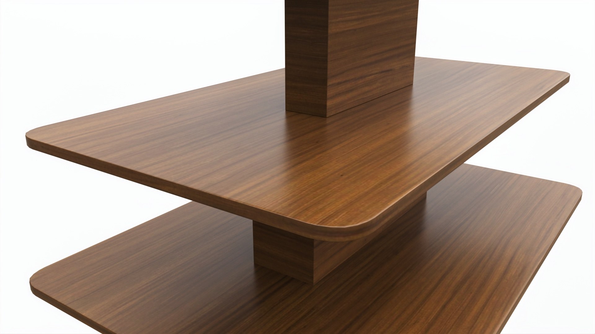 Free Rectangle Table Three Tier 3D Model - TurboSquid 2224788