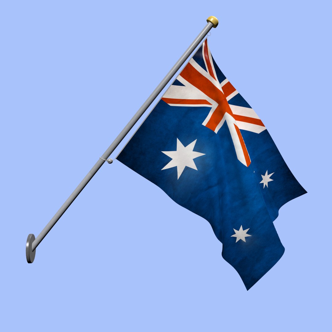 3D Australia Flag - TurboSquid 1166345