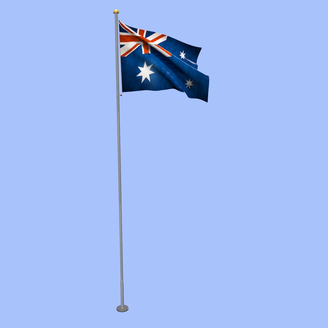 3D Australia Flag - TurboSquid 1166345