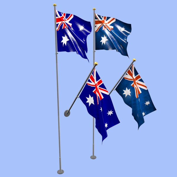 Australia Flag 3D Models for Download | TurboSquid