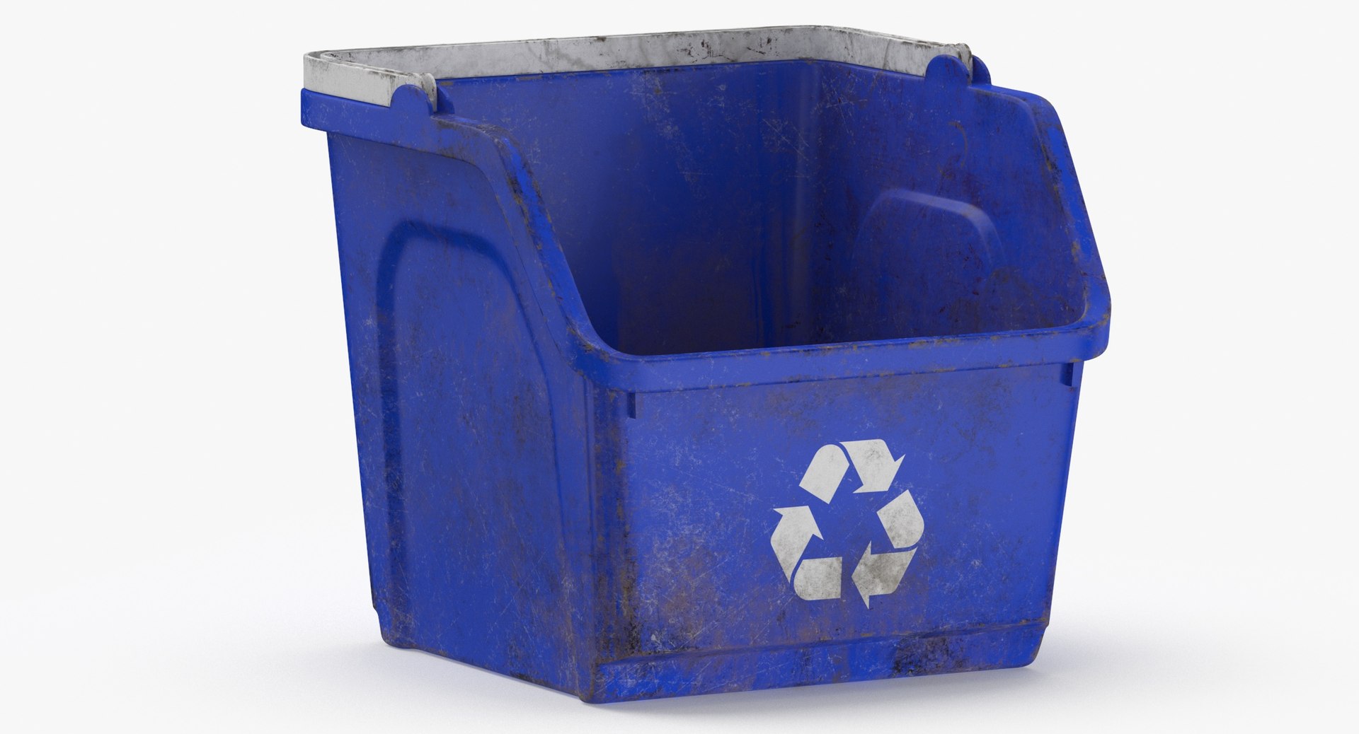 3D Recycling Bin Type 02 Empty Clean And Dirty - TurboSquid 2117758