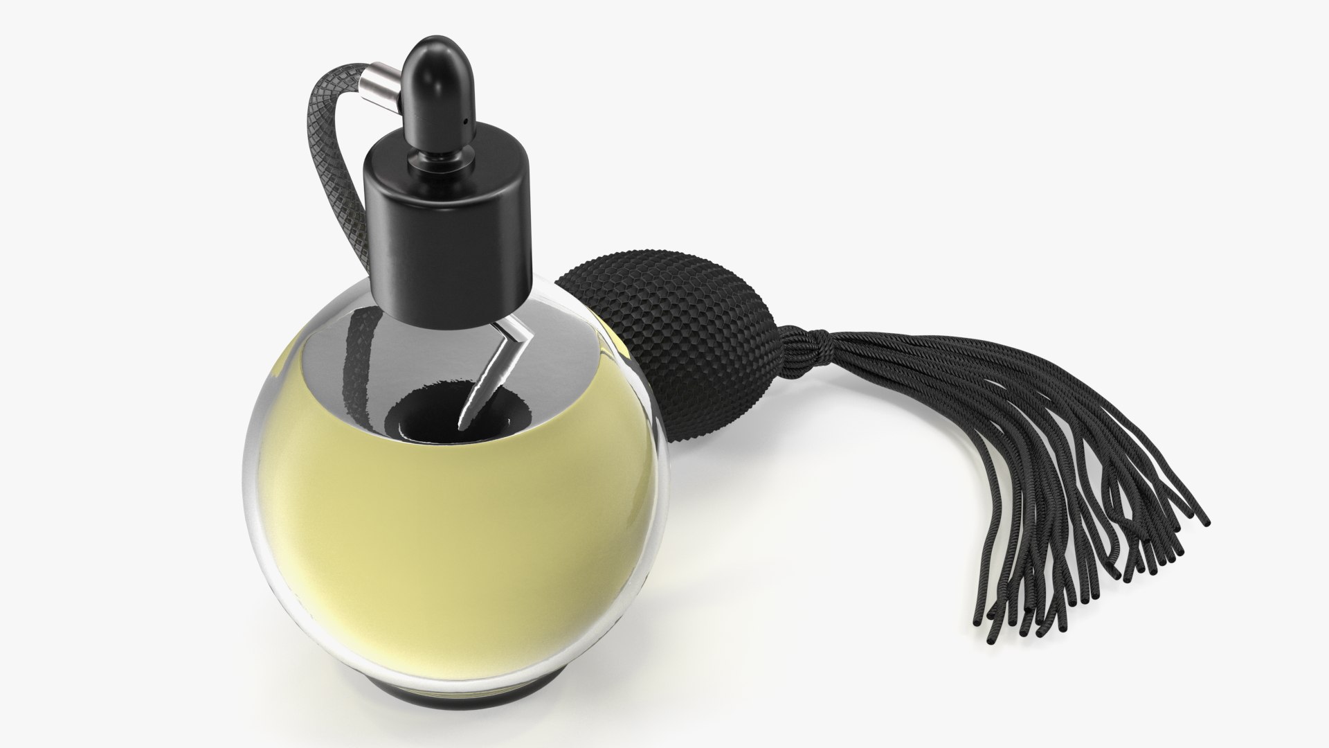 Black Hose Pump Perfume Bottle 3D - TurboSquid 2101303