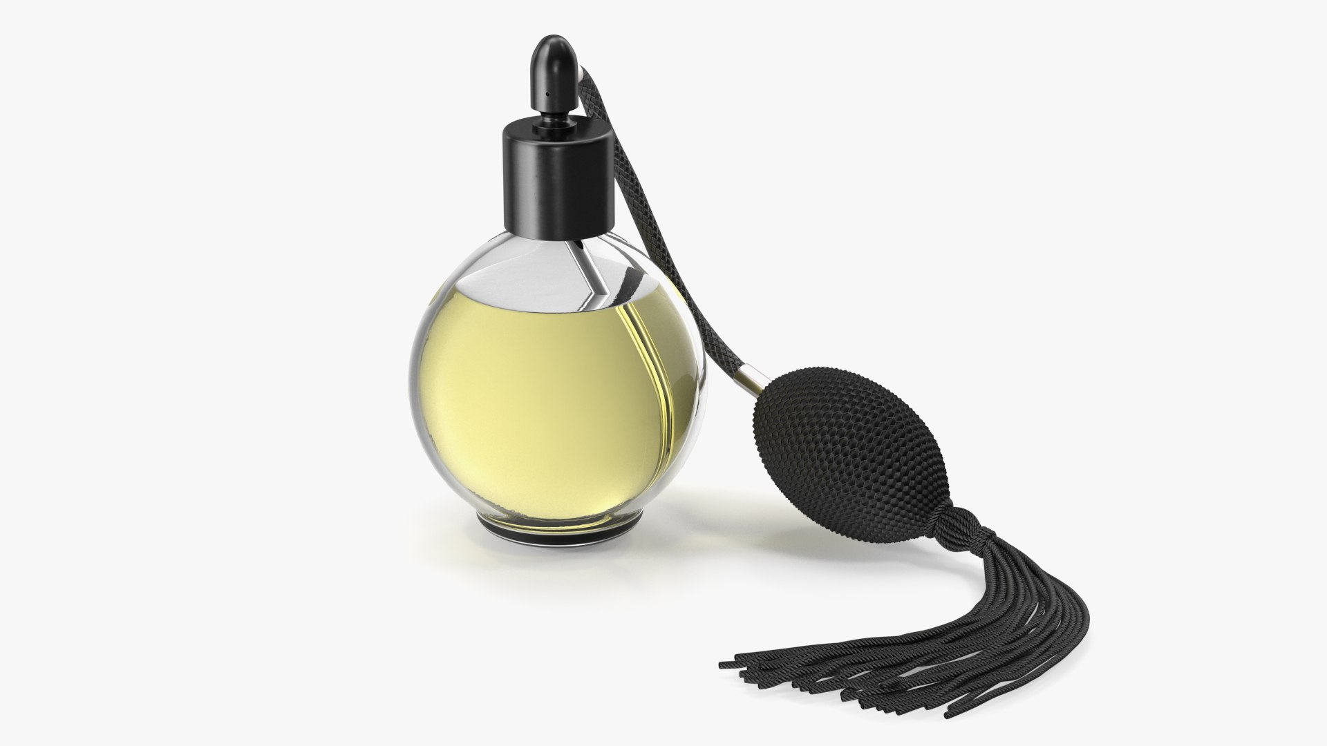 Black Hose Pump Perfume Bottle 3D - TurboSquid 2101303