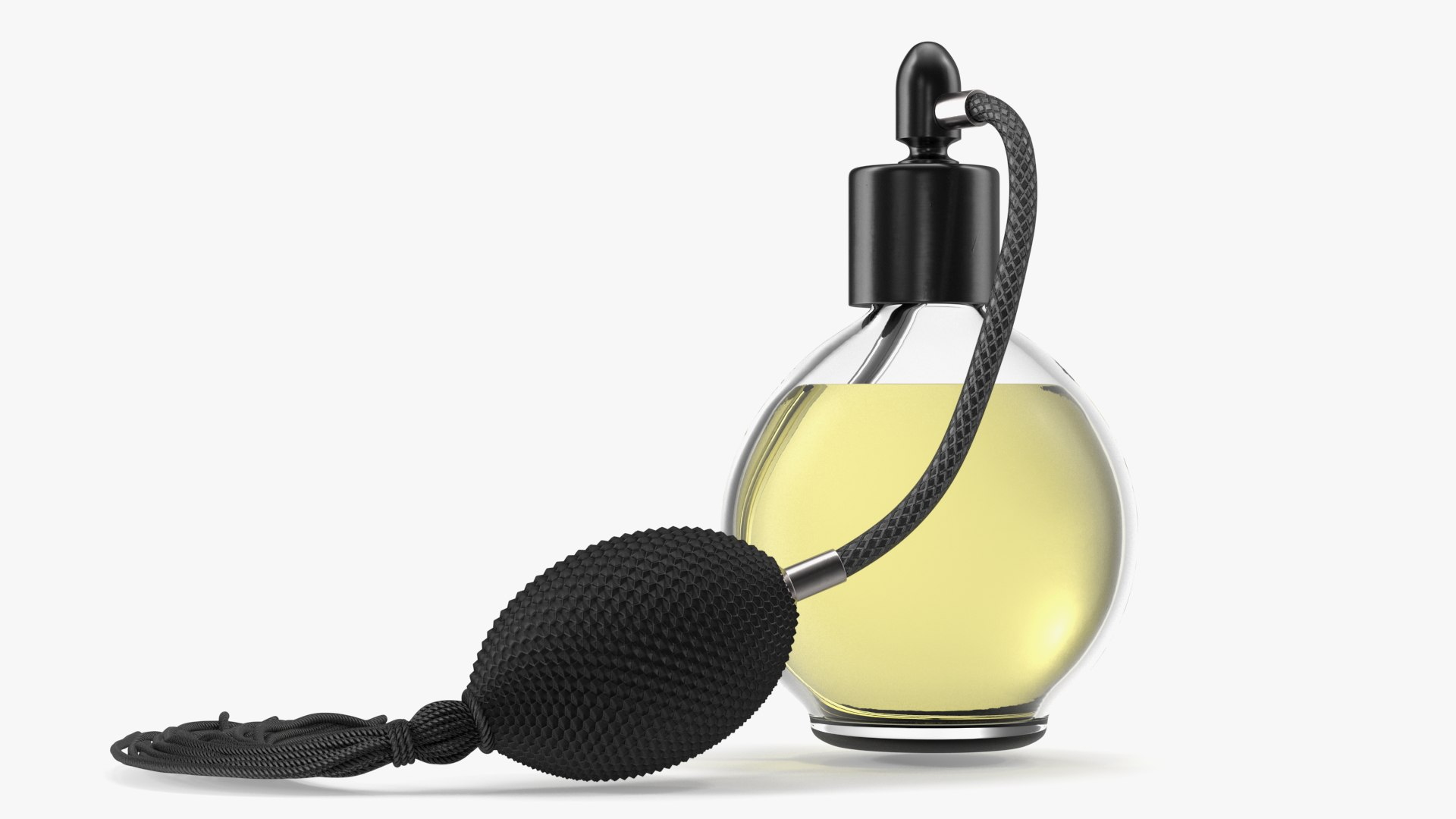 Black Hose Pump Perfume Bottle 3D - TurboSquid 2101303