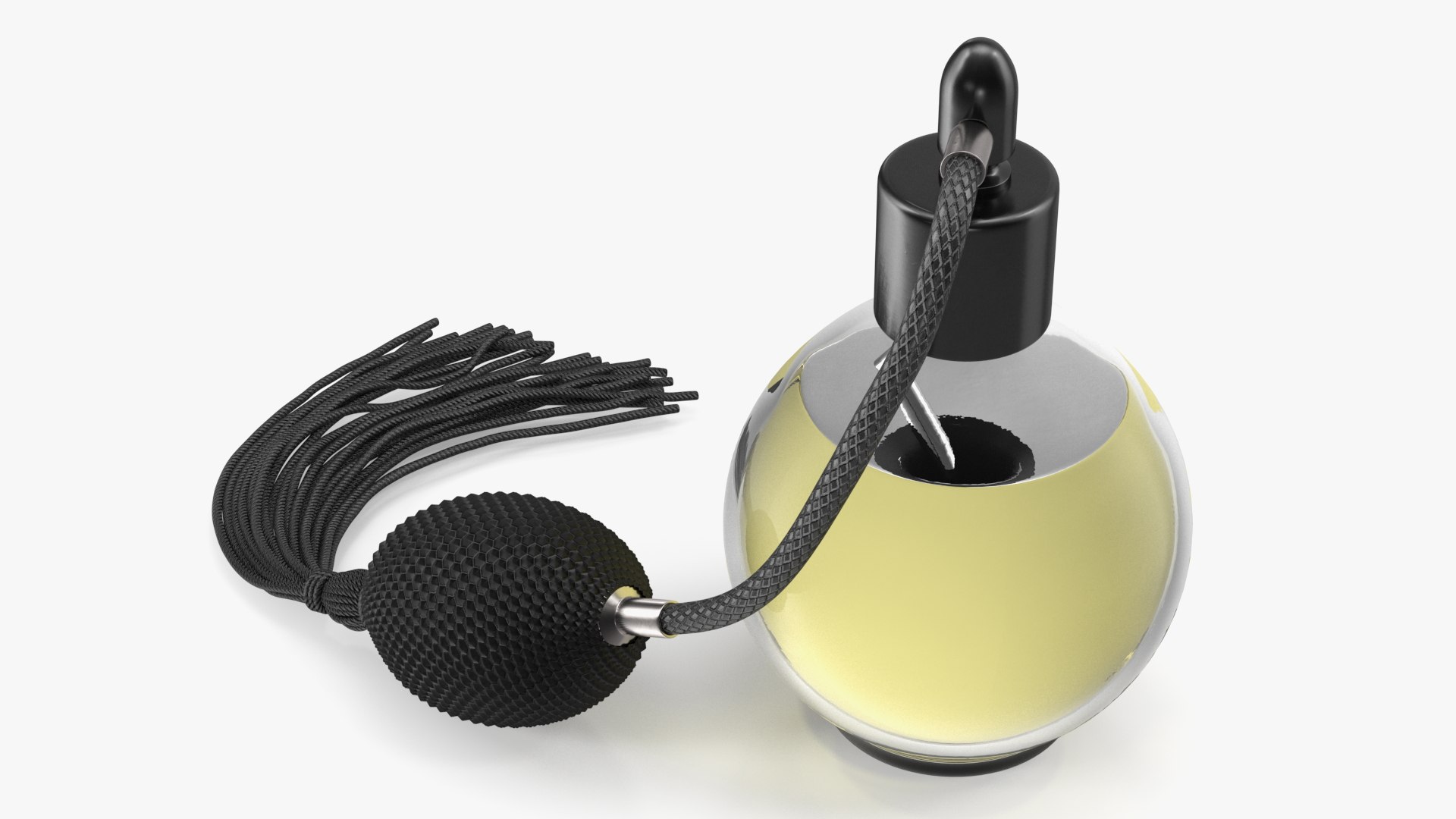 Black Hose Pump Perfume Bottle 3D - TurboSquid 2101303