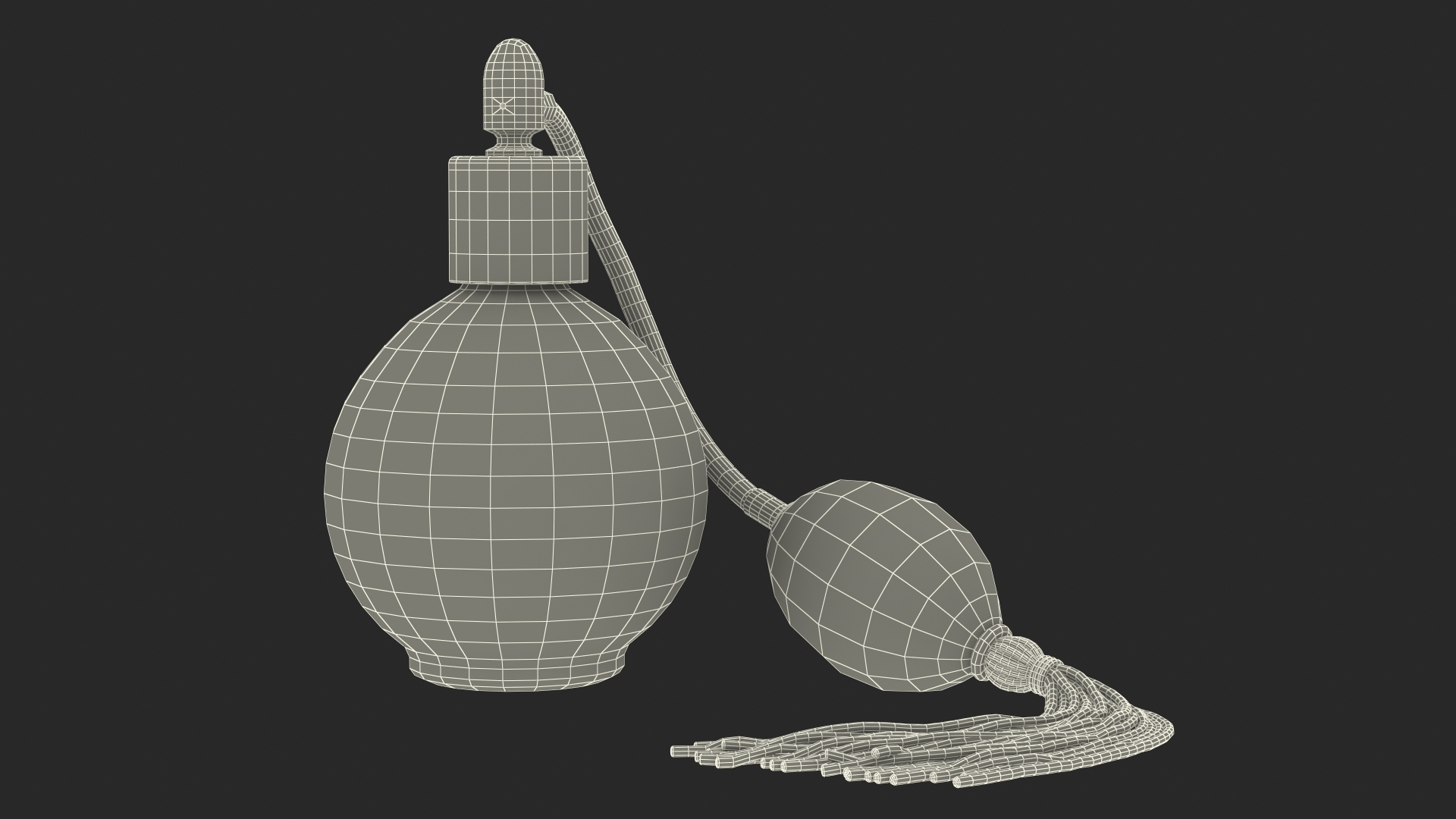 Black Hose Pump Perfume Bottle 3D - TurboSquid 2101303