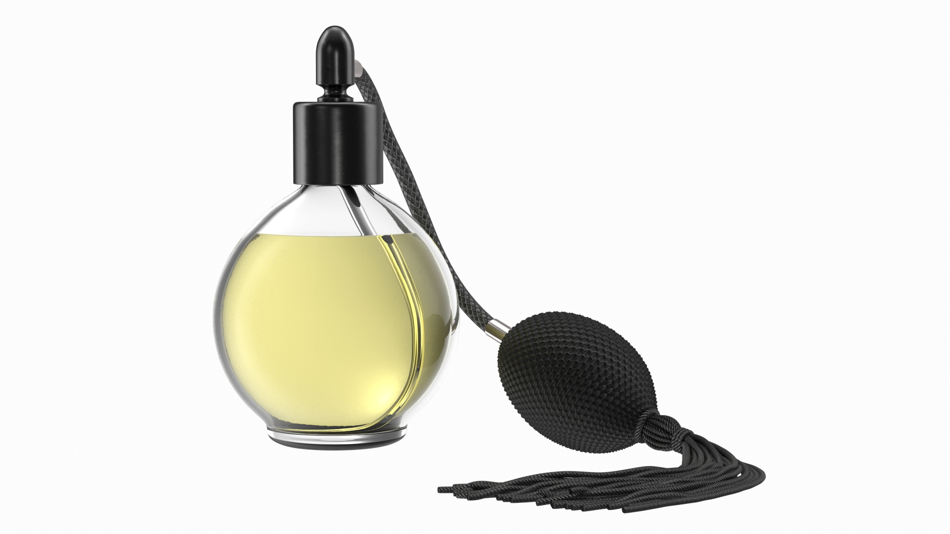 Black Hose Pump Perfume Bottle 3D - TurboSquid 2101303