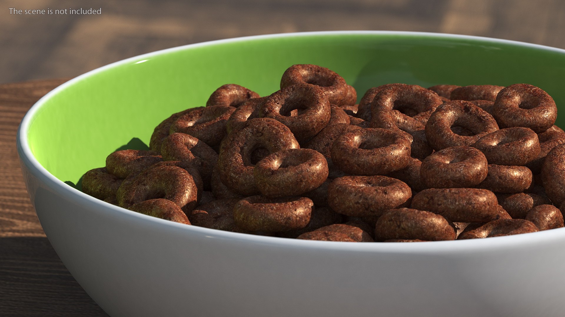 3D Chocolate Rings Breakfast - TurboSquid 1783941