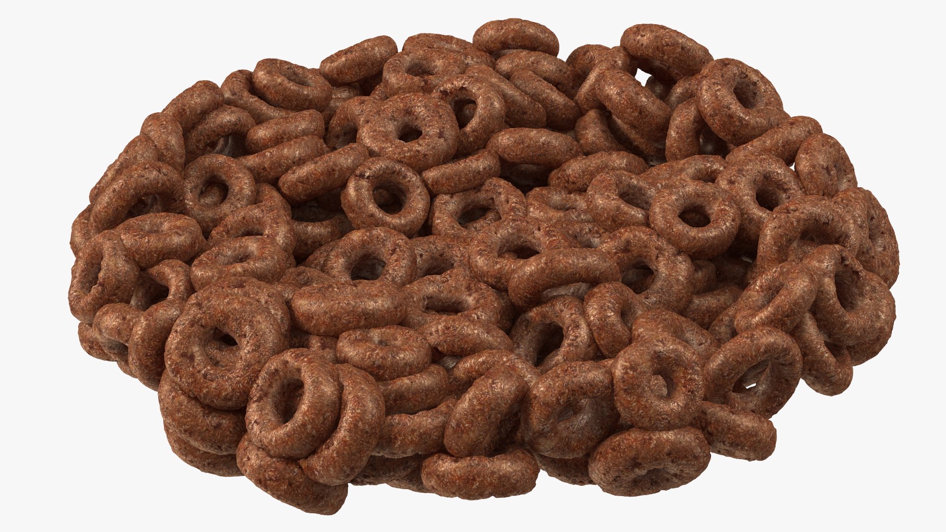 3D Chocolate Rings Breakfast - TurboSquid 1783941