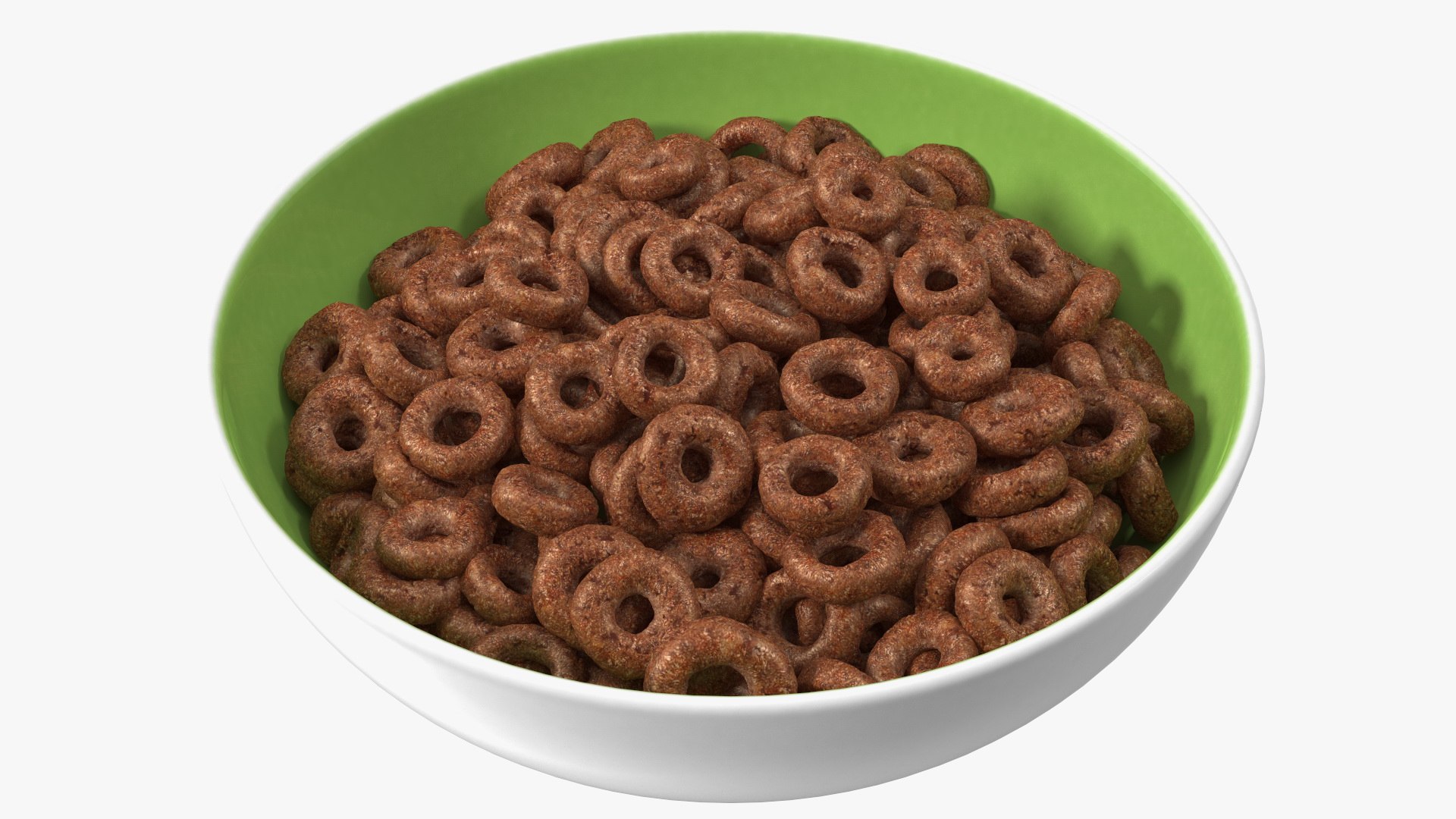 3D Chocolate Rings Breakfast - TurboSquid 1783941