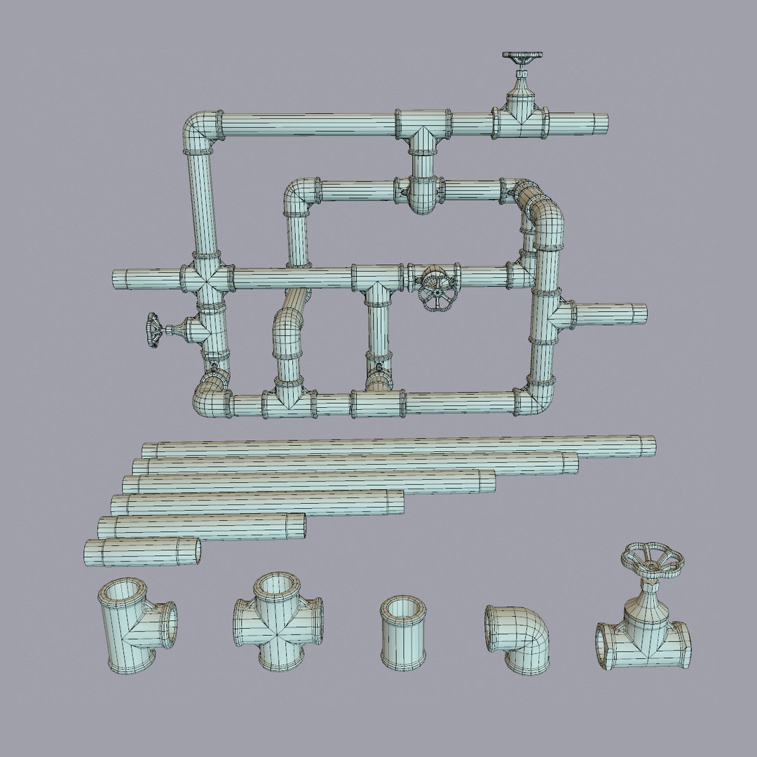 3d Model Of Pipe