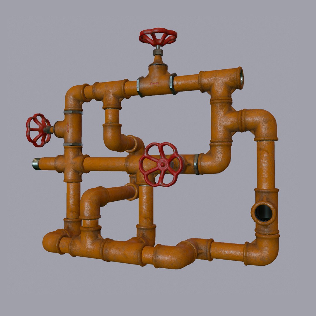 3d Model Of Pipe