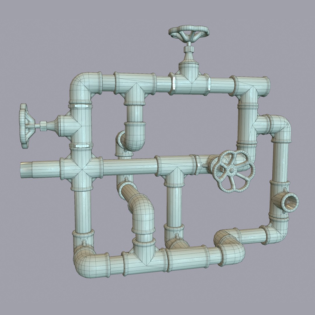 3d Model Of Pipe