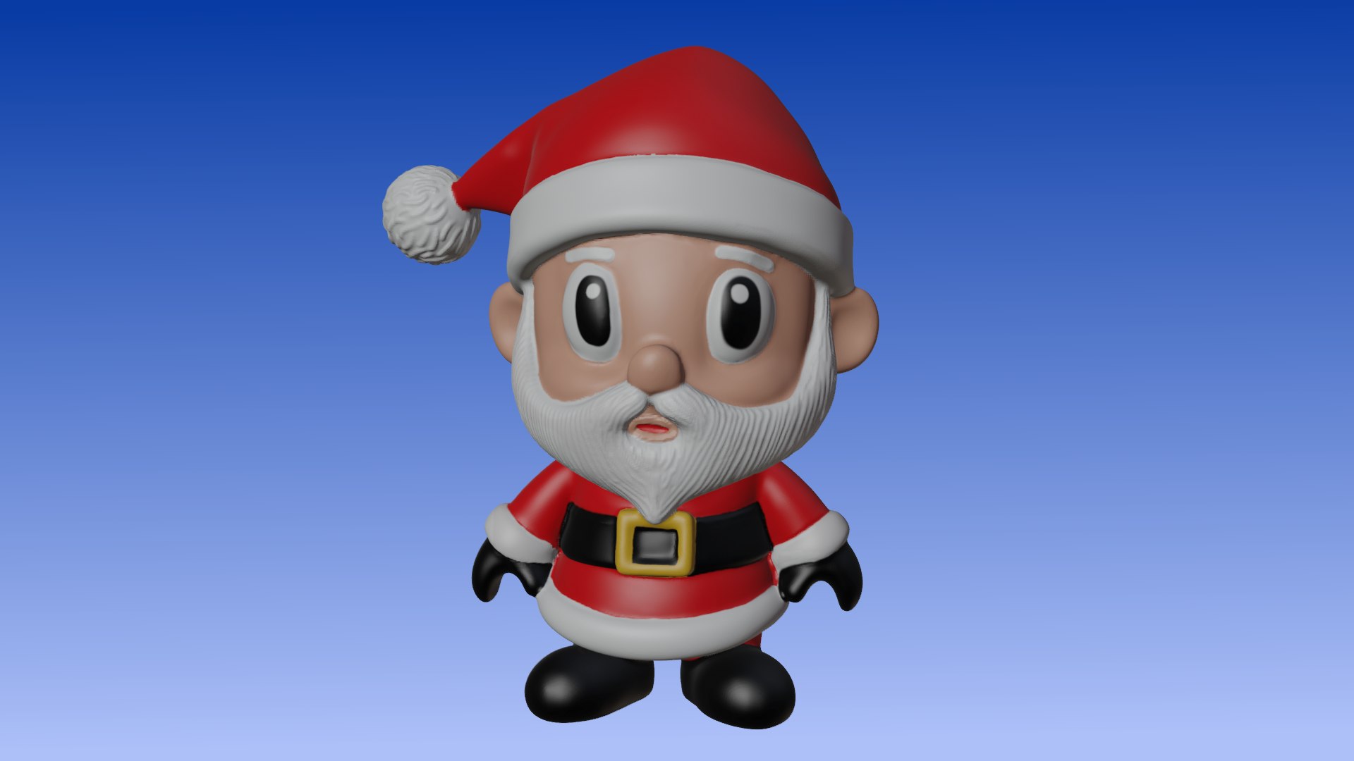 Santa Claus Cartoon Style Model - TurboSquid 2319897