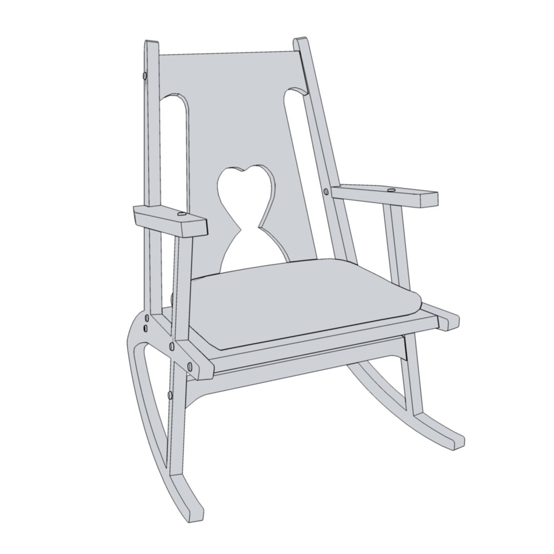 Child rocker 3D - TurboSquid 1258907