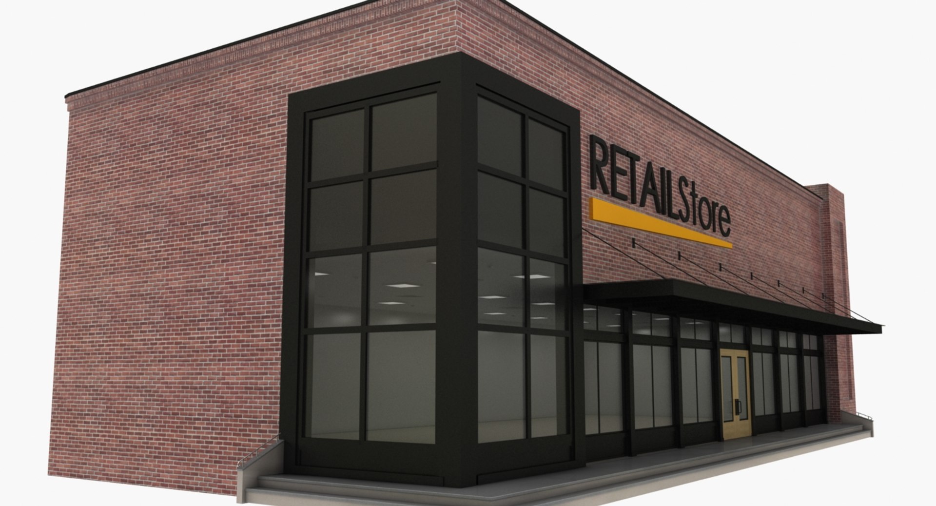 Retail Store 1-2 3D Model - TurboSquid 1443377