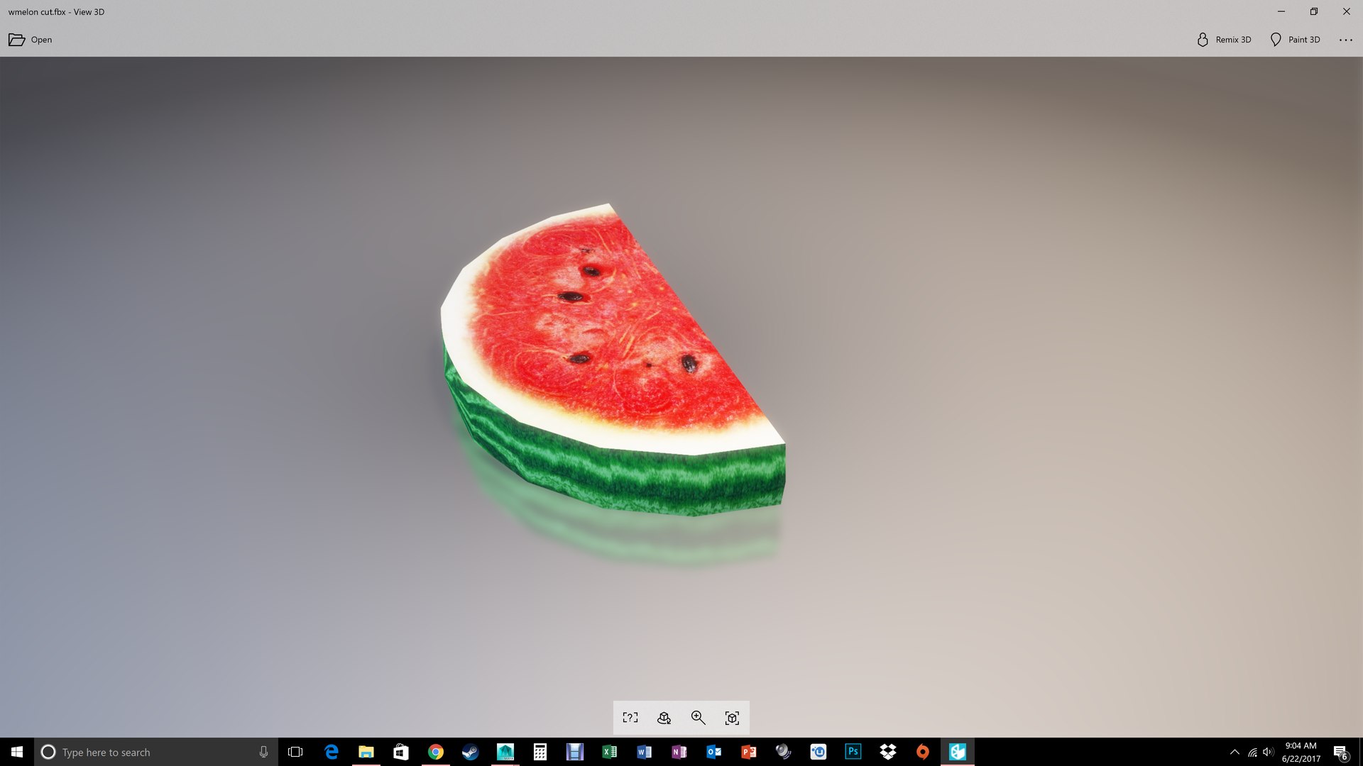 3D watermelon - TurboSquid 1170708