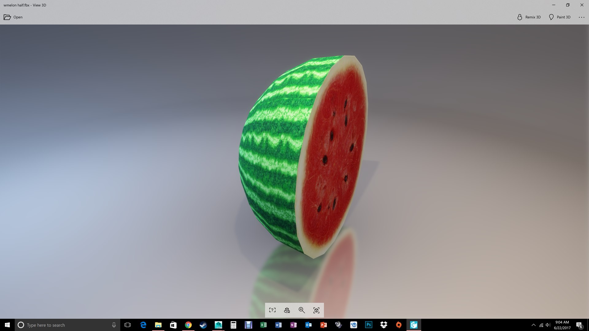 3D watermelon - TurboSquid 1170708