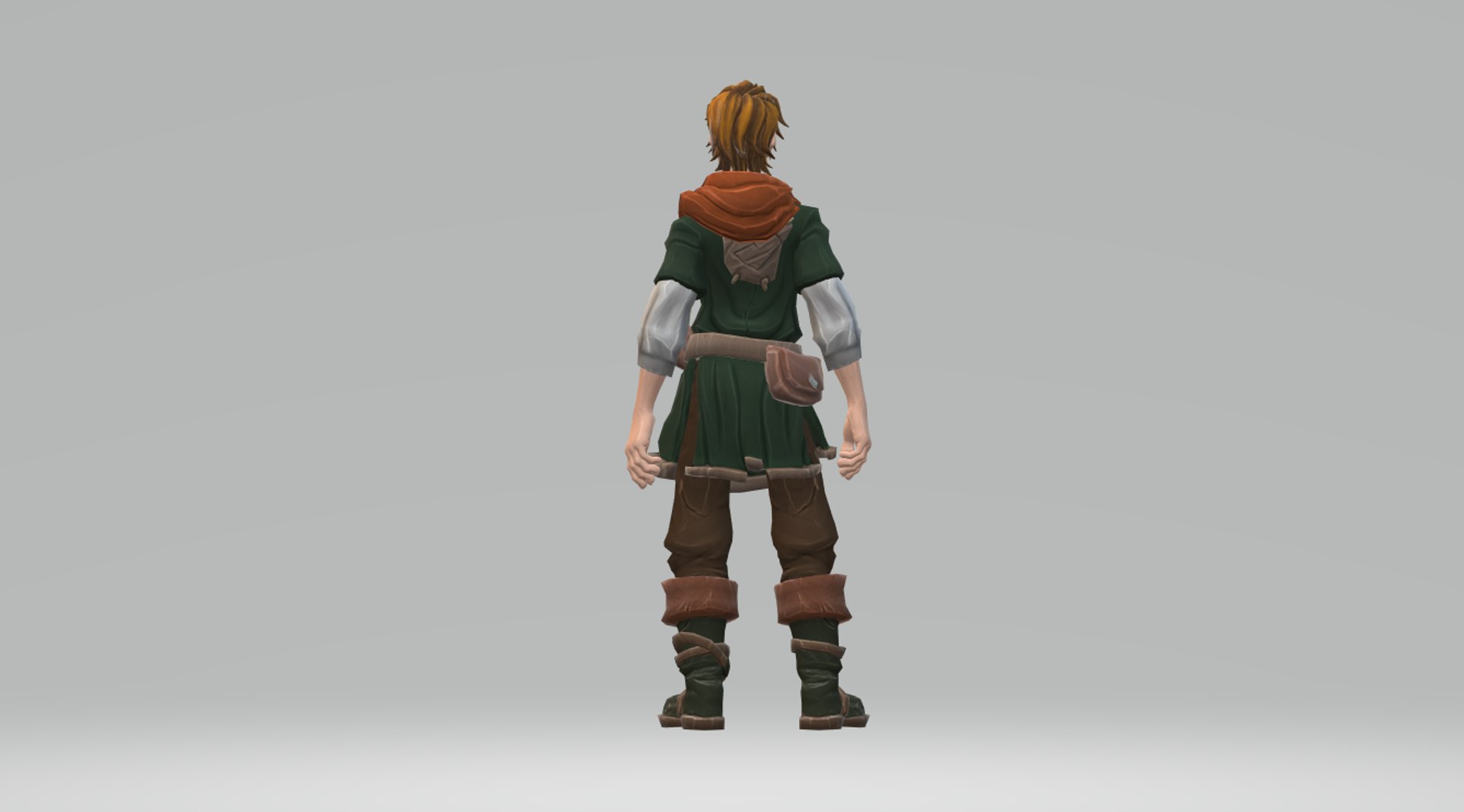 Male Peasant 3D Model - TurboSquid 1485555