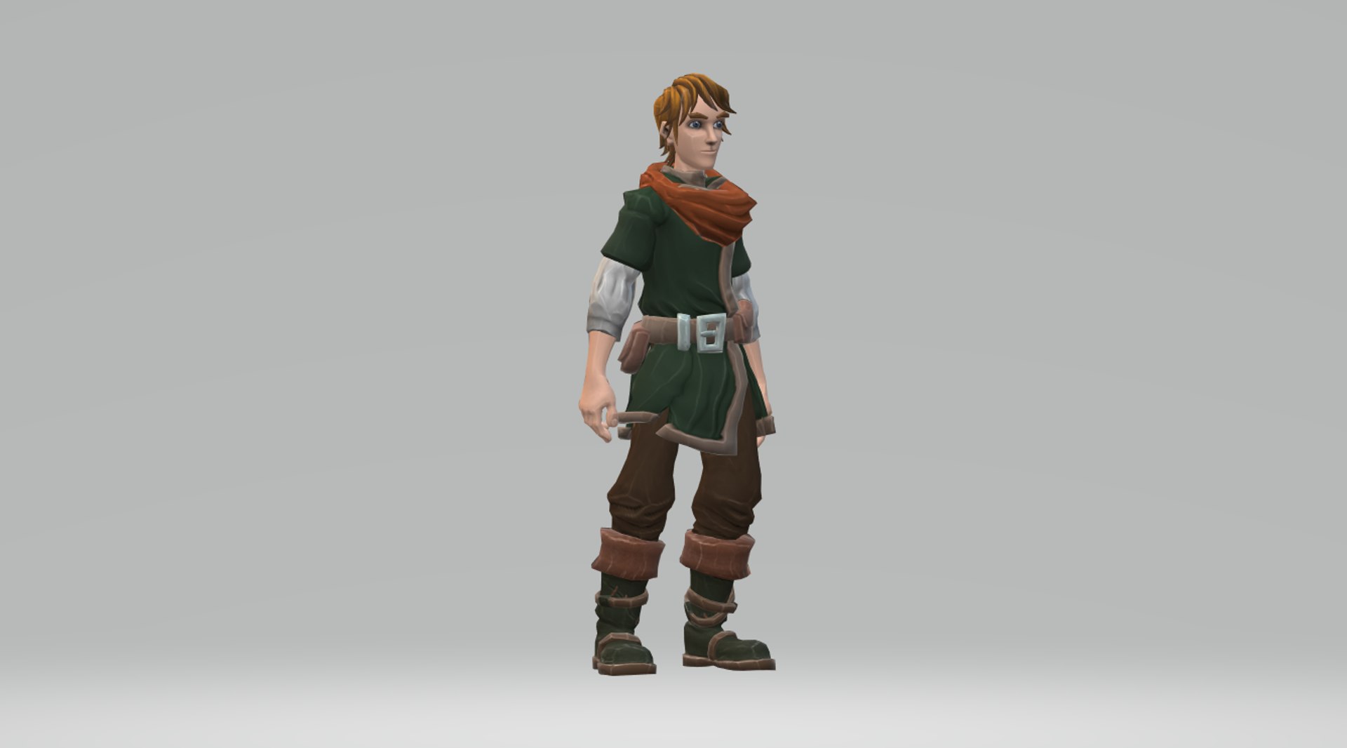 Male Peasant 3D Model - TurboSquid 1485555