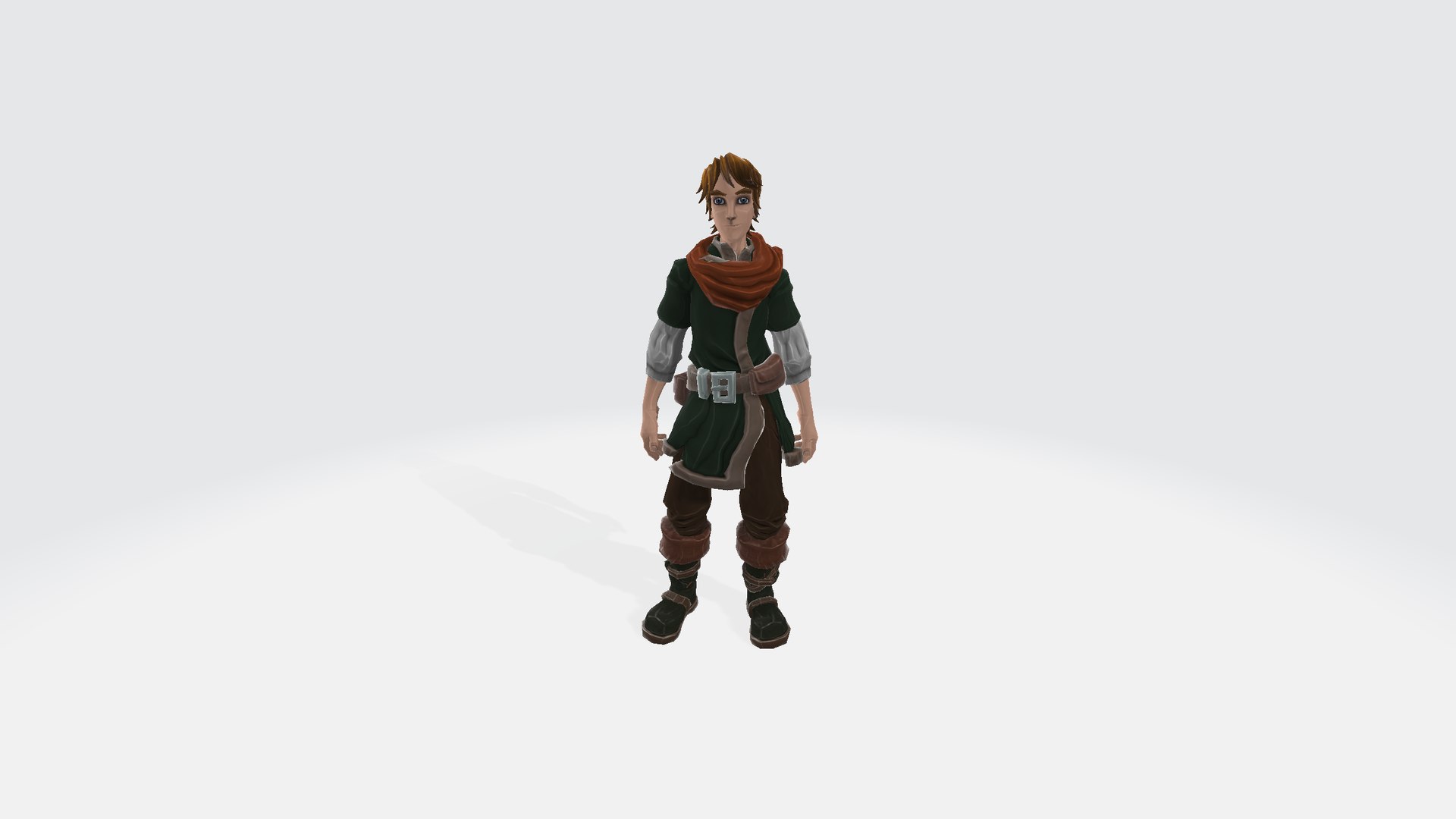 Male Peasant 3D Model - TurboSquid 1485555