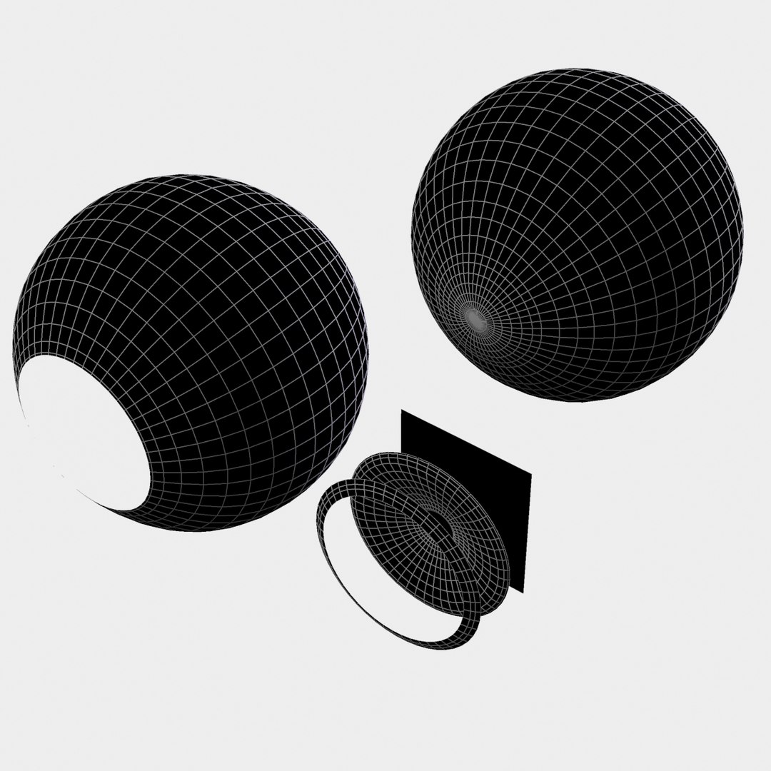 3d eye human iris model