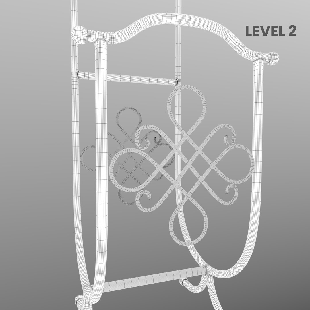 Elegant Toilet Paper Holder 3D Model - TurboSquid 2140295