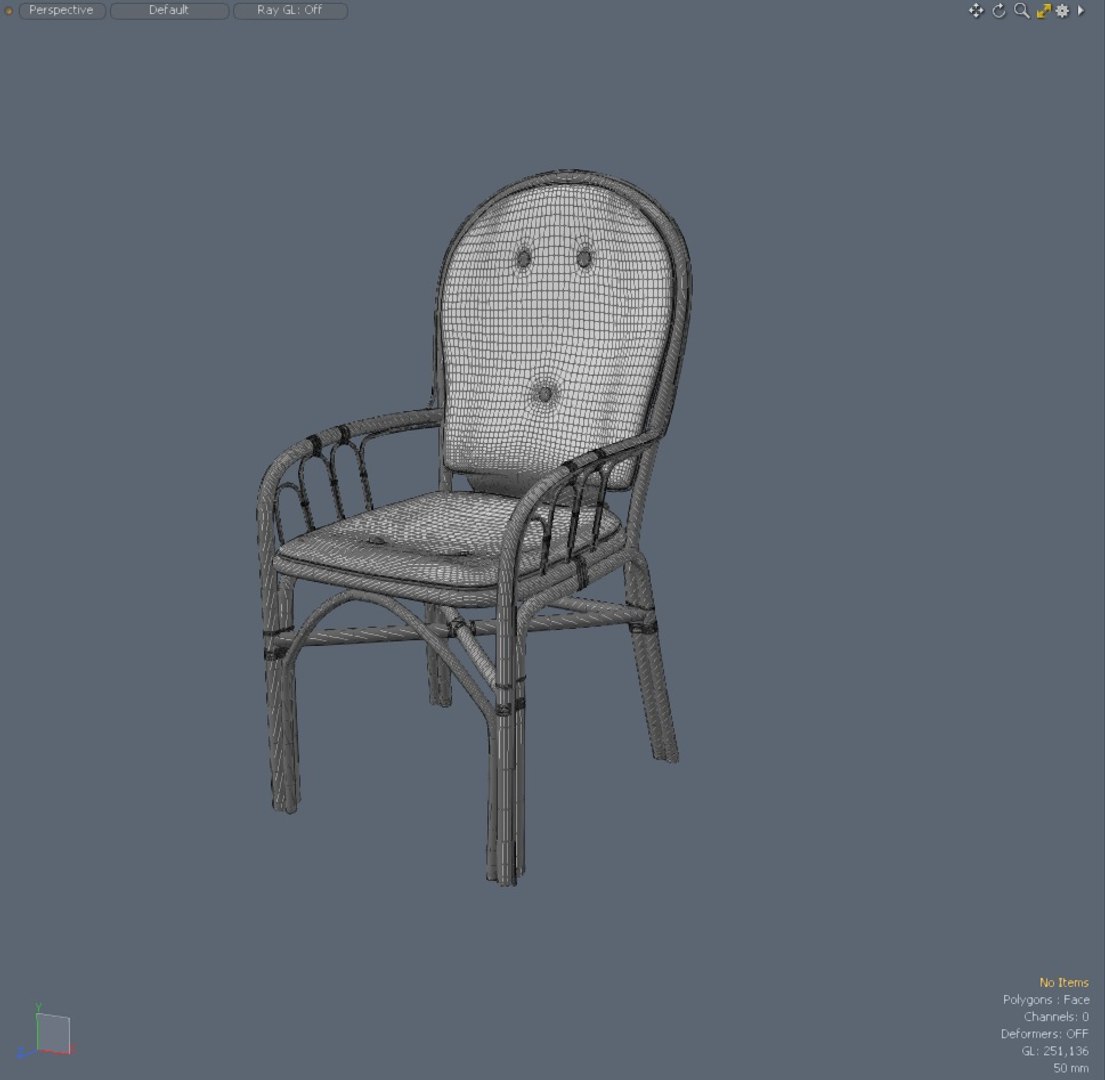3d Rotang Armchair