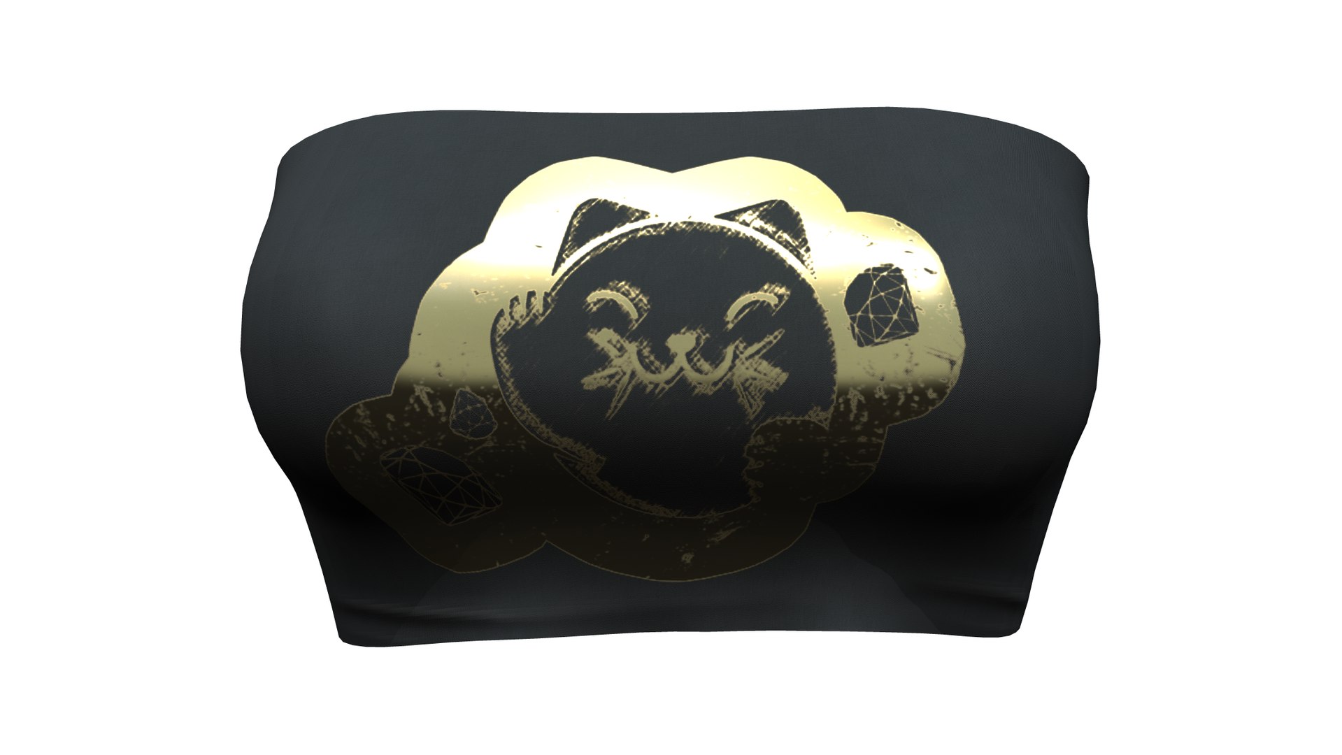 Gold Design Tube Top Model - TurboSquid 1885451