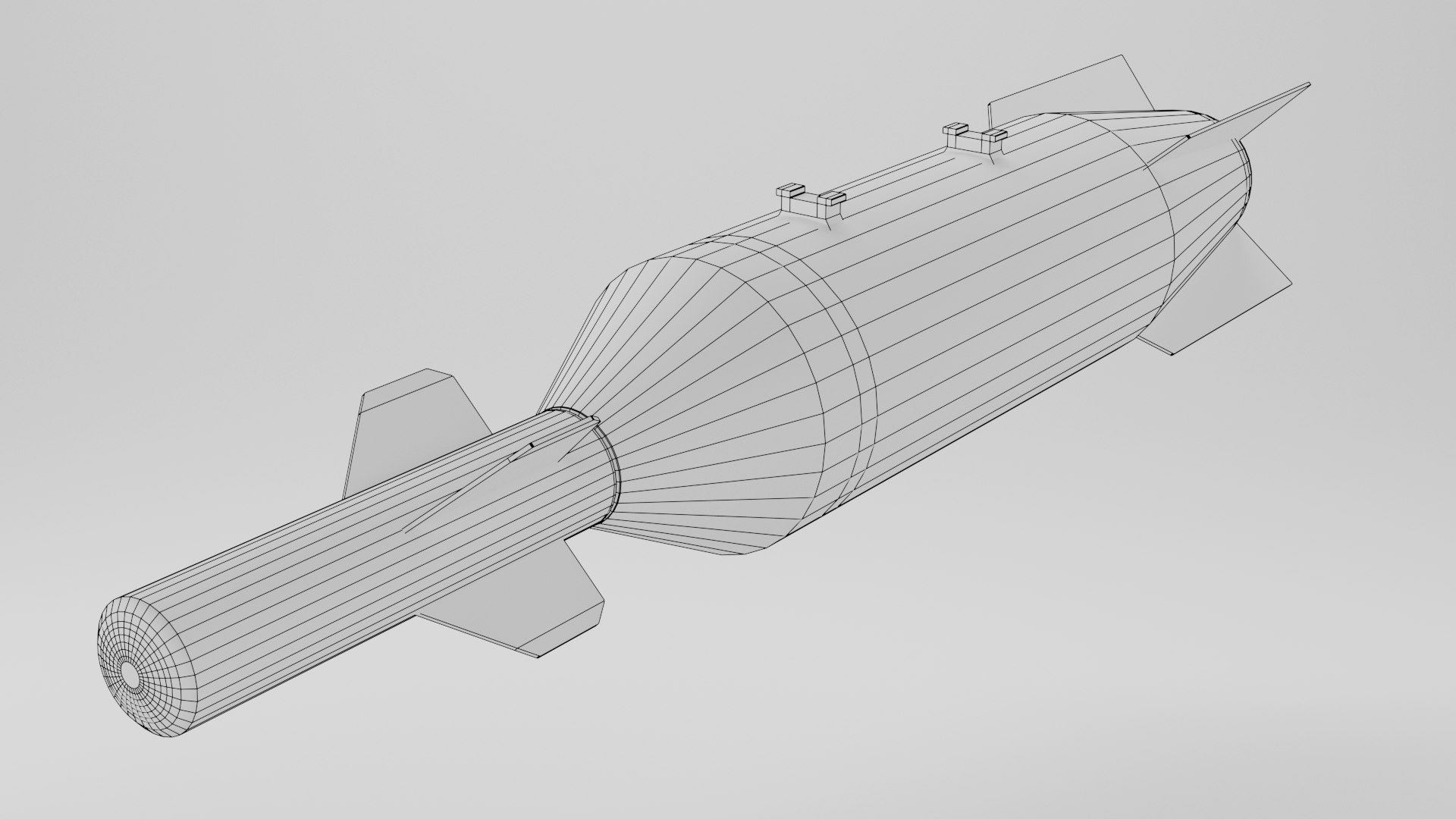Gbu-27 Paveway Iii Bomb 3D Model - TurboSquid 1240835