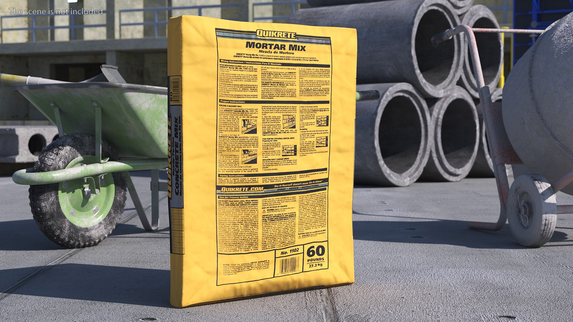 Cement Package 80 Lb 3D Model - TurboSquid 2139296