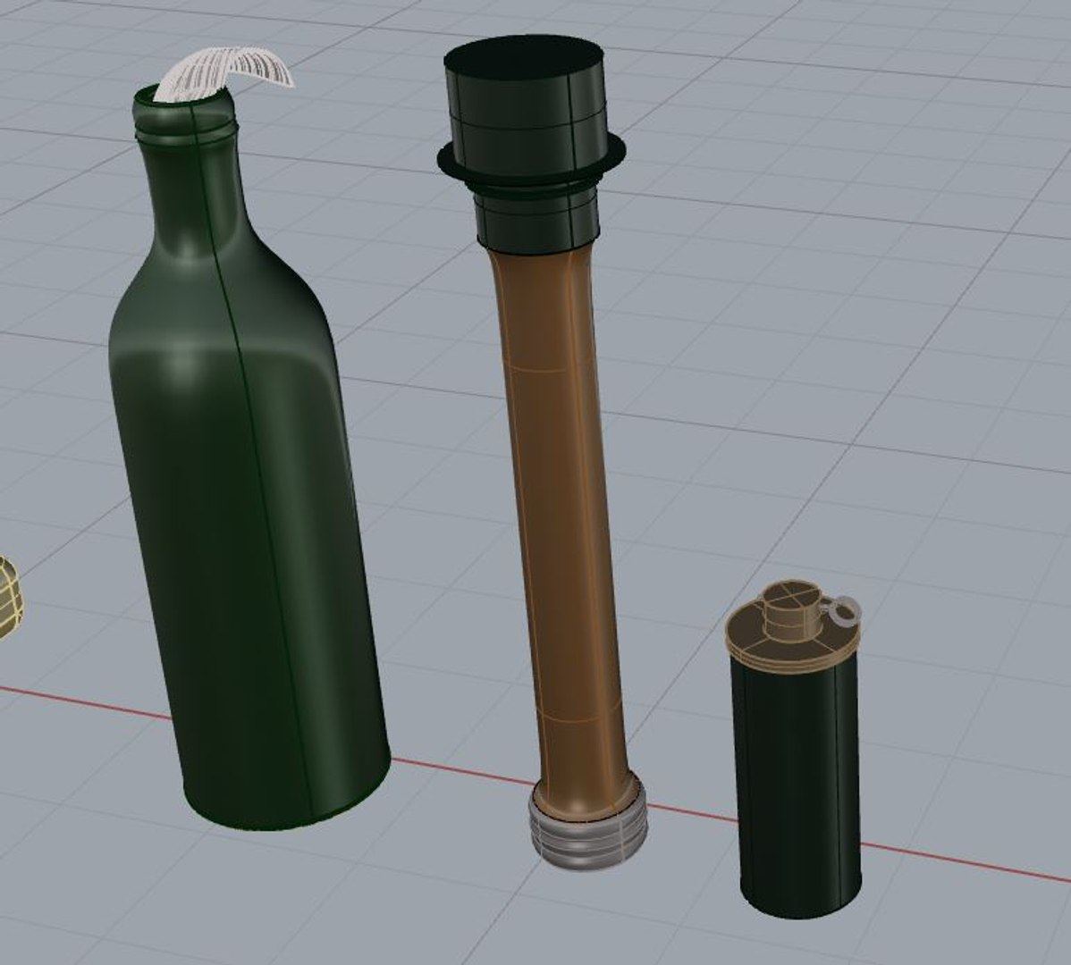 Free 3D Model 7 Piece Explosive Set - TurboSquid 1446650