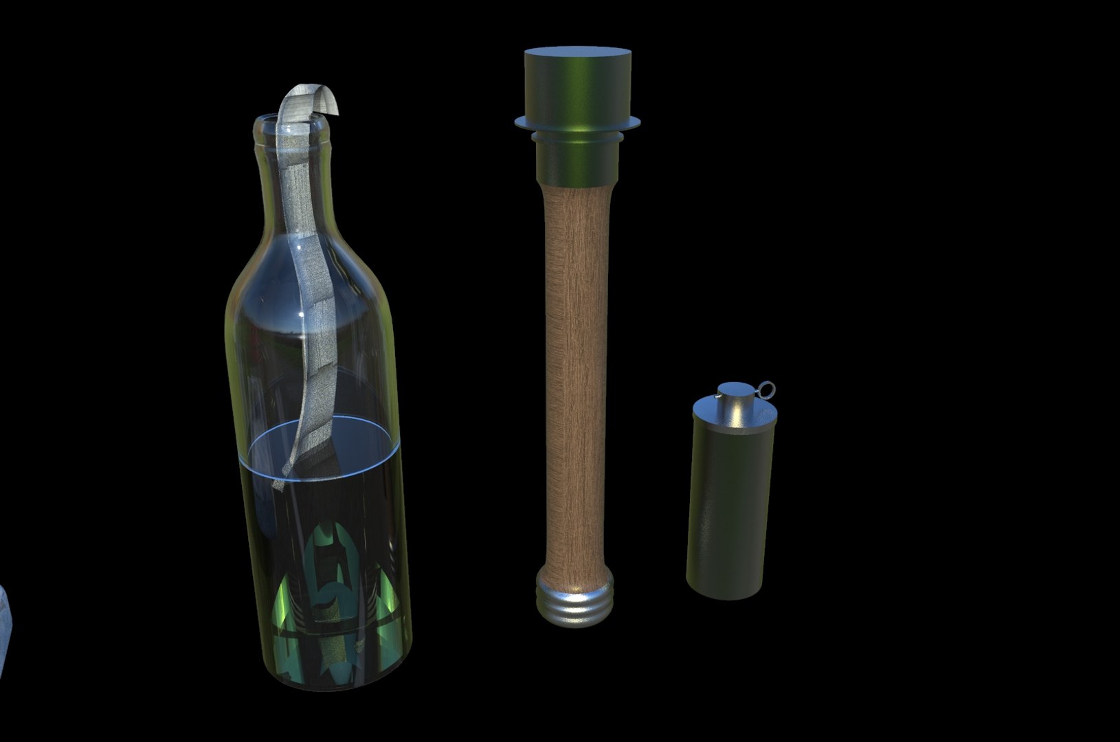 Free 3D Model 7 Piece Explosive Set - TurboSquid 1446650