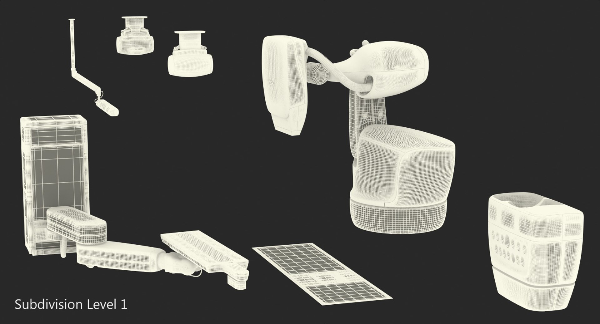 Cyberknife radiation therapy device 3D model - TurboSquid 1393678