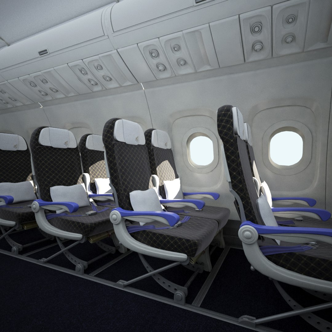 Airplane Cabin Interior 3d Model