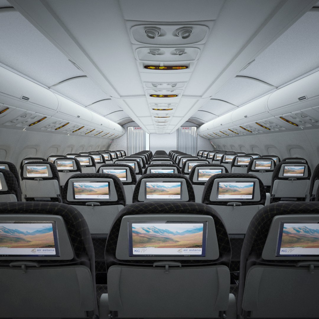 Airplane Cabin Interior 3d Model