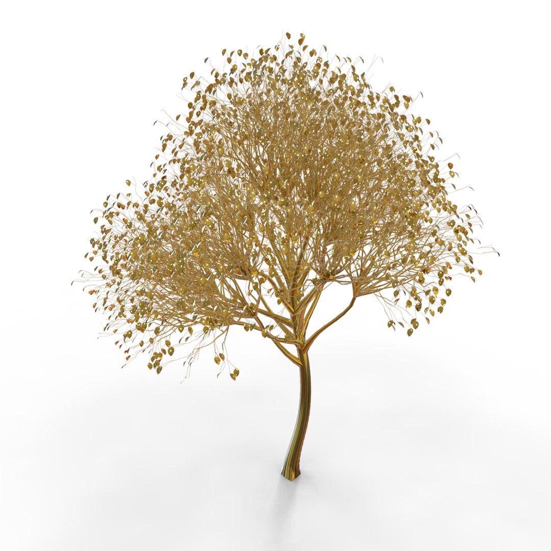 Brass Tree 3d Model