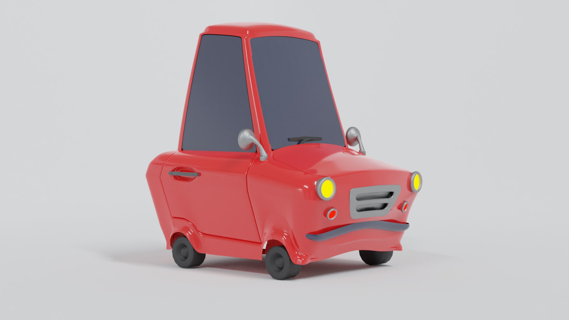 Cartoon Car 3D Model - TurboSquid 1892406