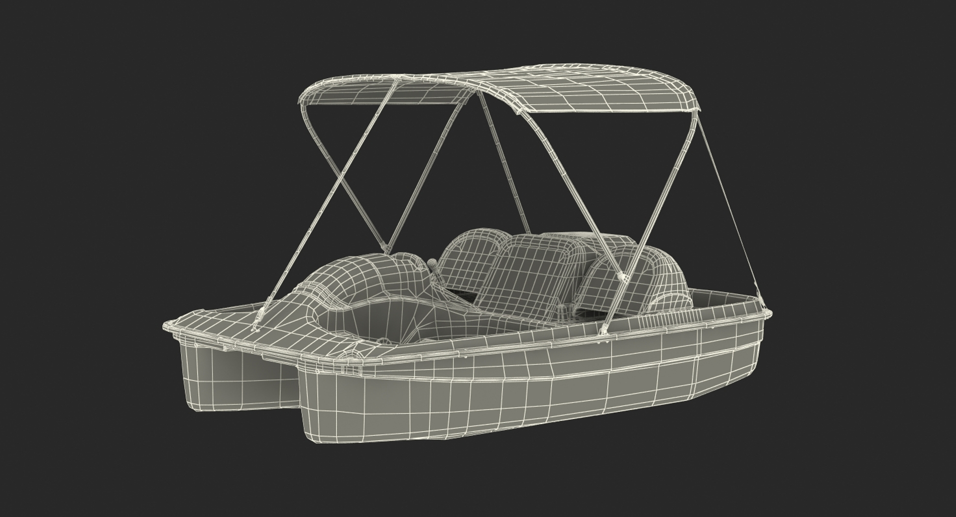 Pedal Boat Canopy 3D - TurboSquid 1245209