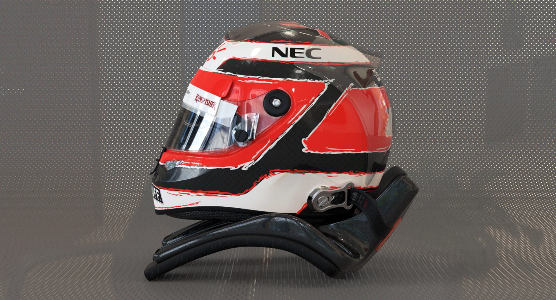 Racing Helmet Nico 2015 3d 3ds
