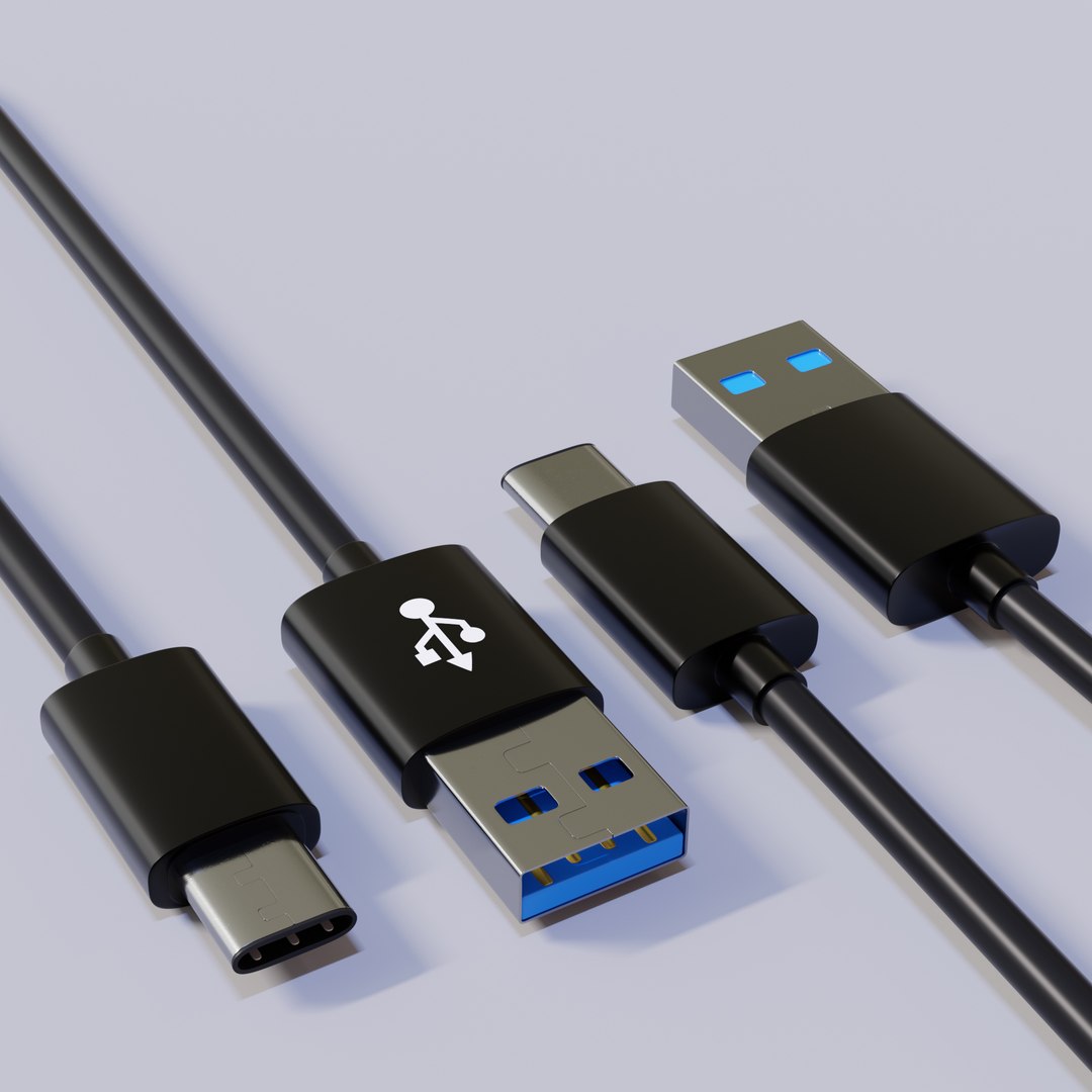 USB Type C 3D - TurboSquid 1716812