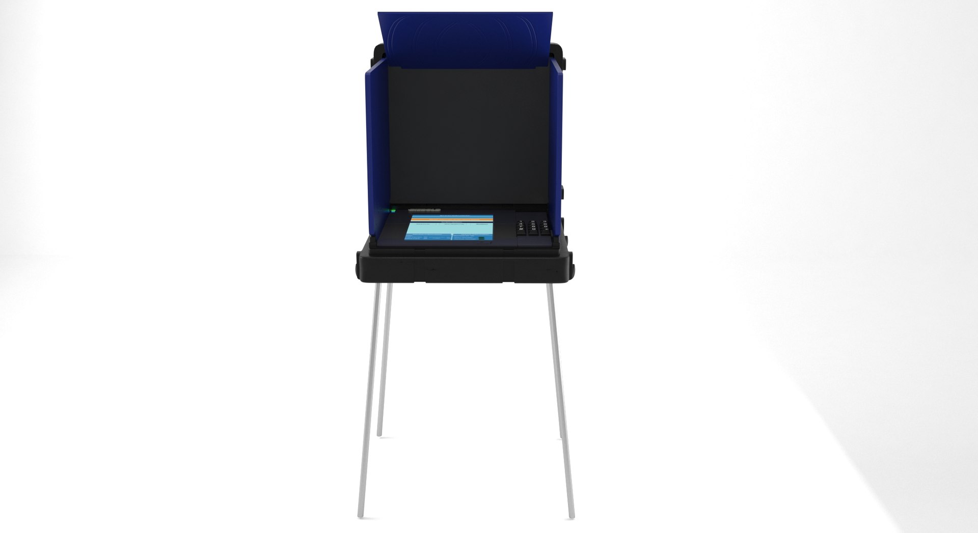 Election voting machine 3D model - TurboSquid 1601869