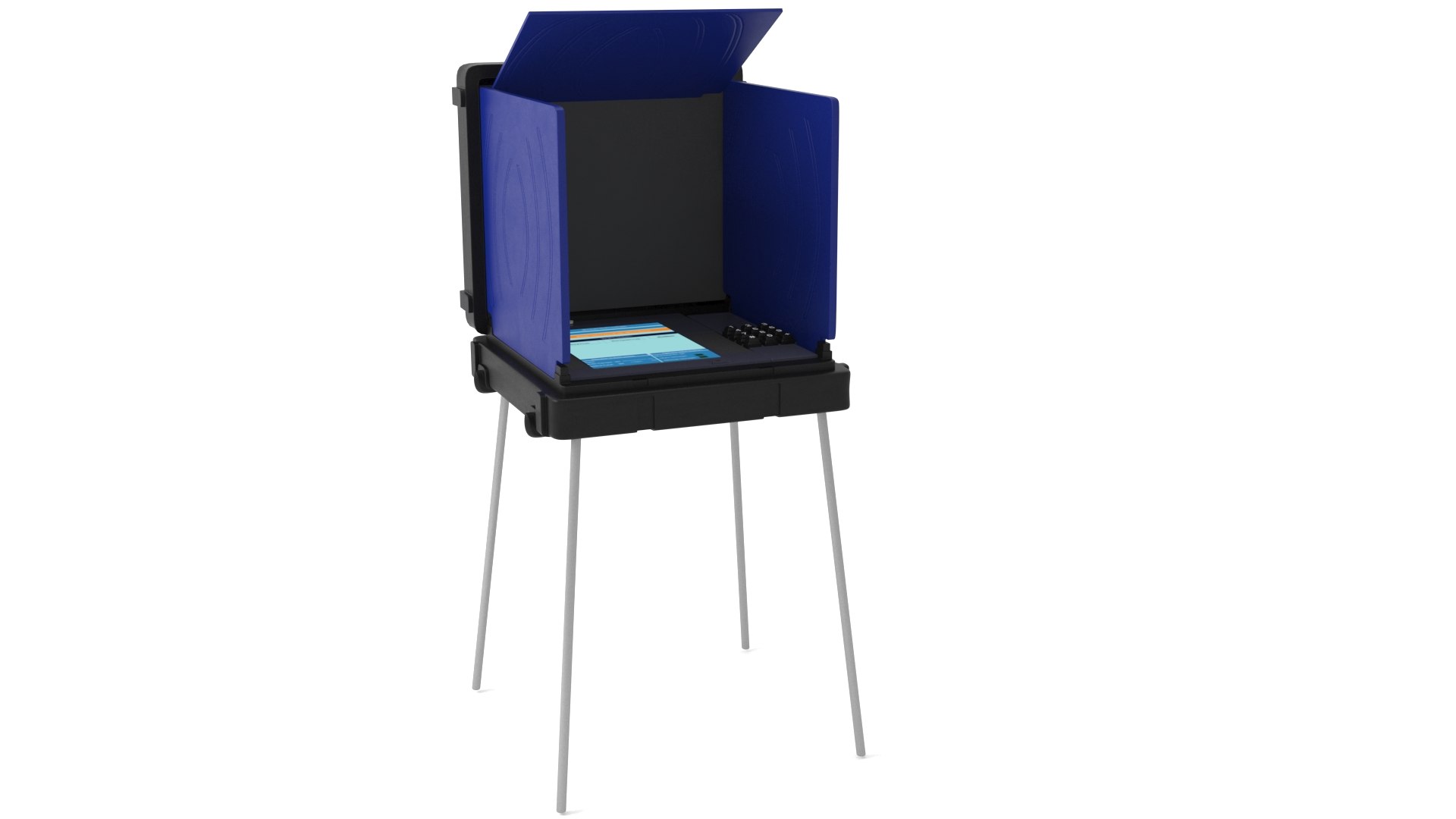 Election voting machine 3D model - TurboSquid 1601869