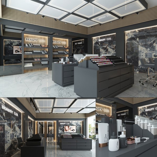 Modern Clothing Store Interior 3D model - TurboSquid 1944516