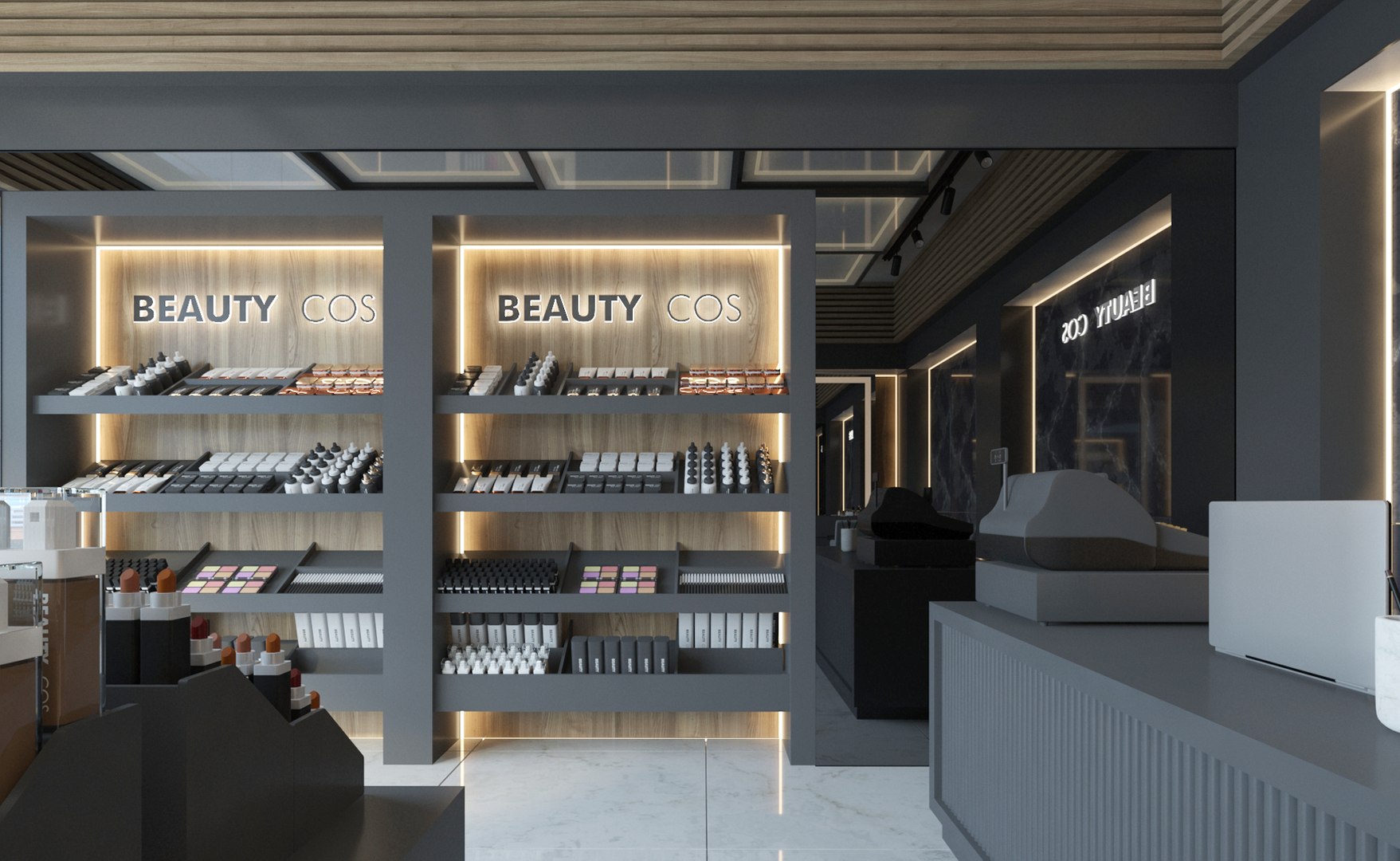 Cosmetics Store Interior 3D Model - TurboSquid 1774454