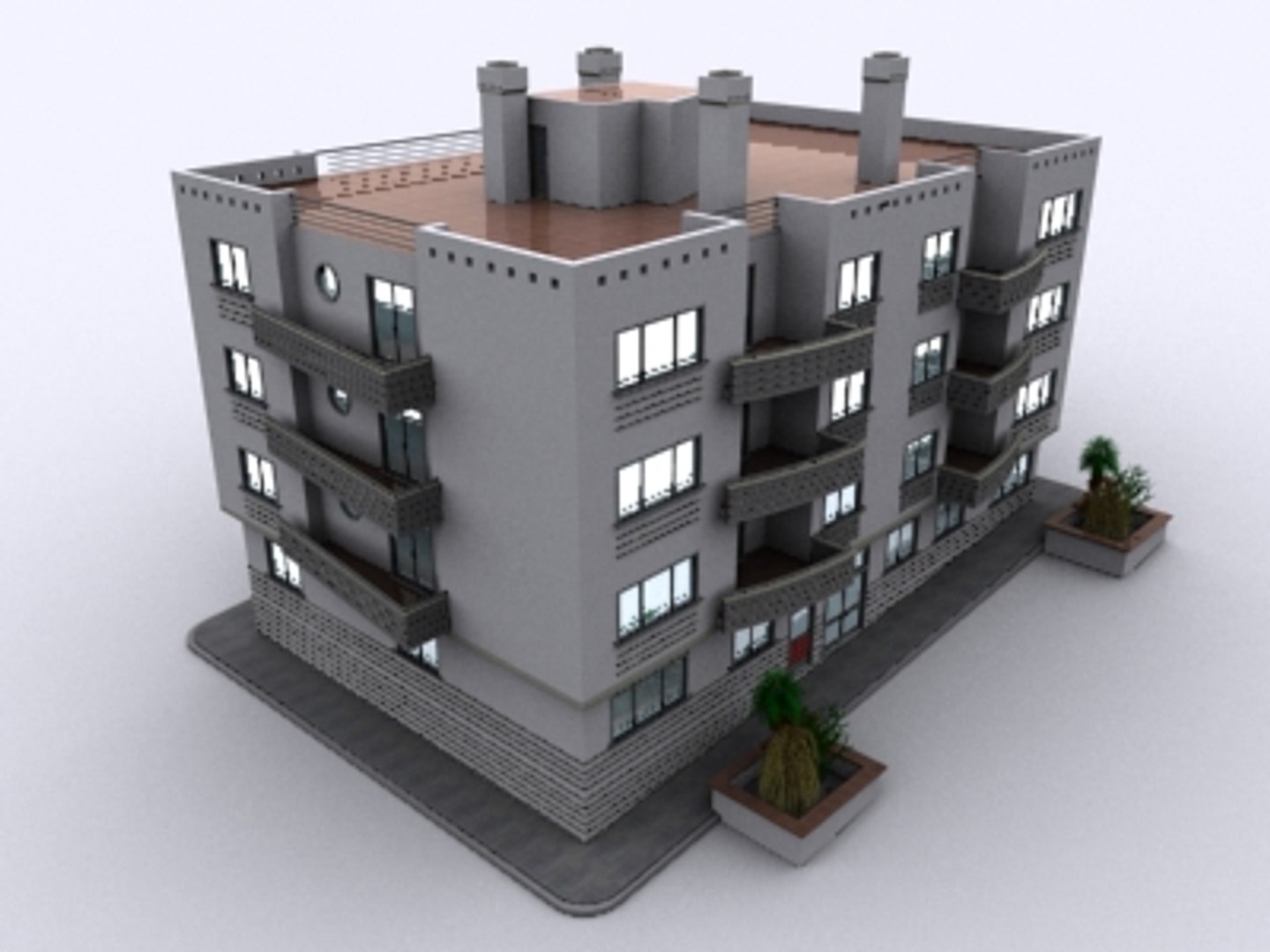 3d Apartments Model