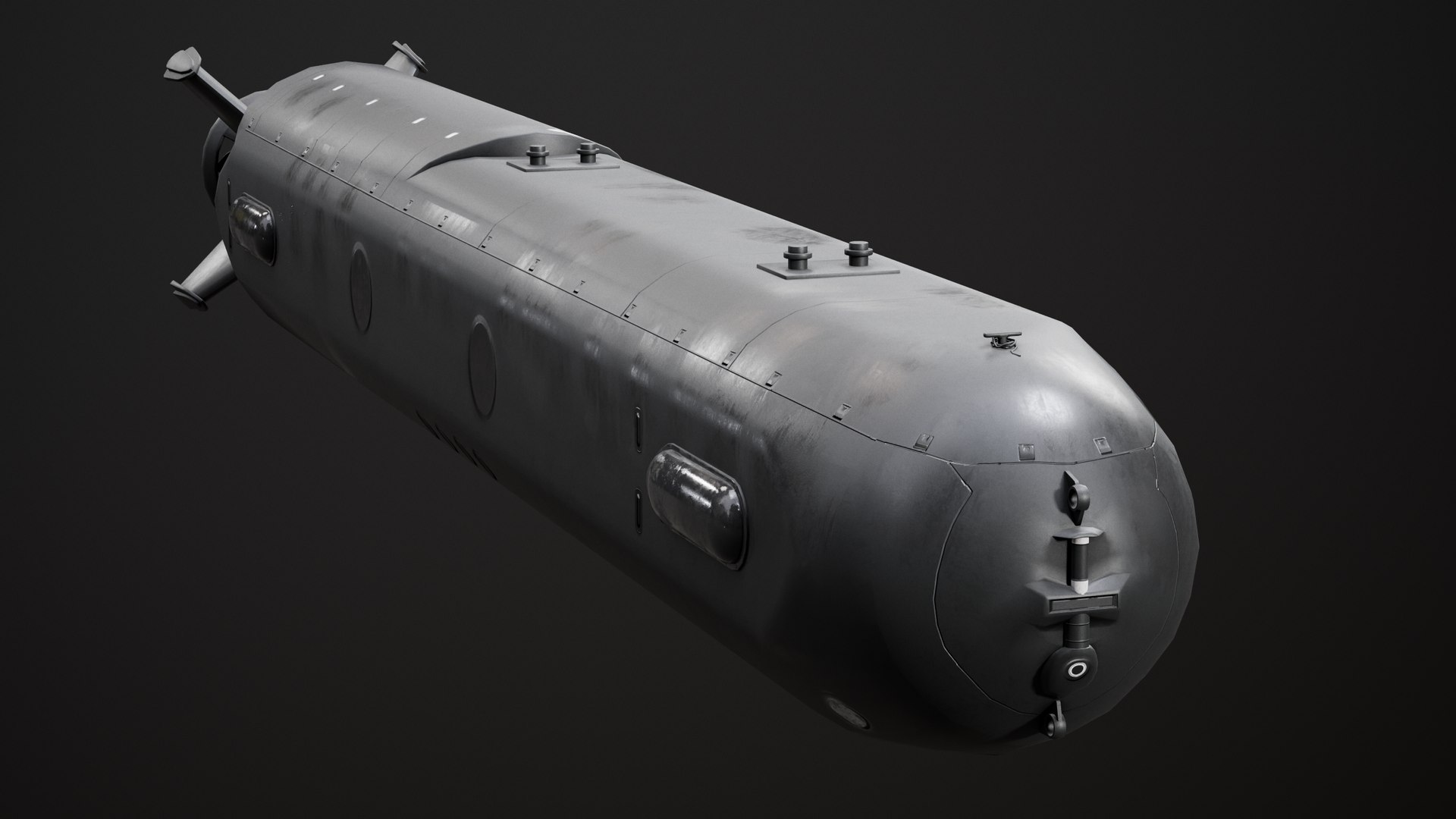 3D Model Boeing HII Orca XLUUV Submersible - TurboSquid 1990058
