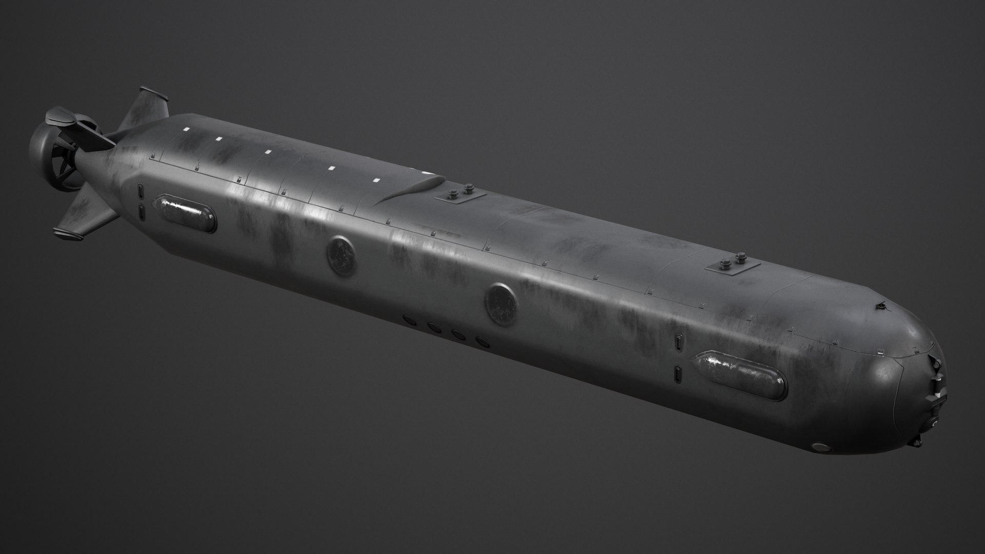 3D Model Boeing HII Orca XLUUV Submersible - TurboSquid 1990058