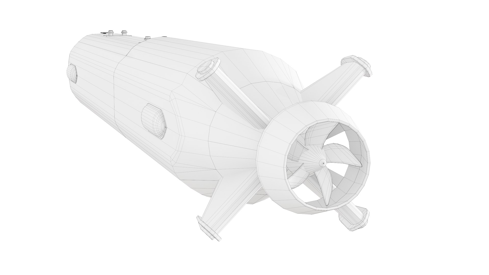 3D model Boeing HII Orca XLUUV Submersible - TurboSquid 1990058