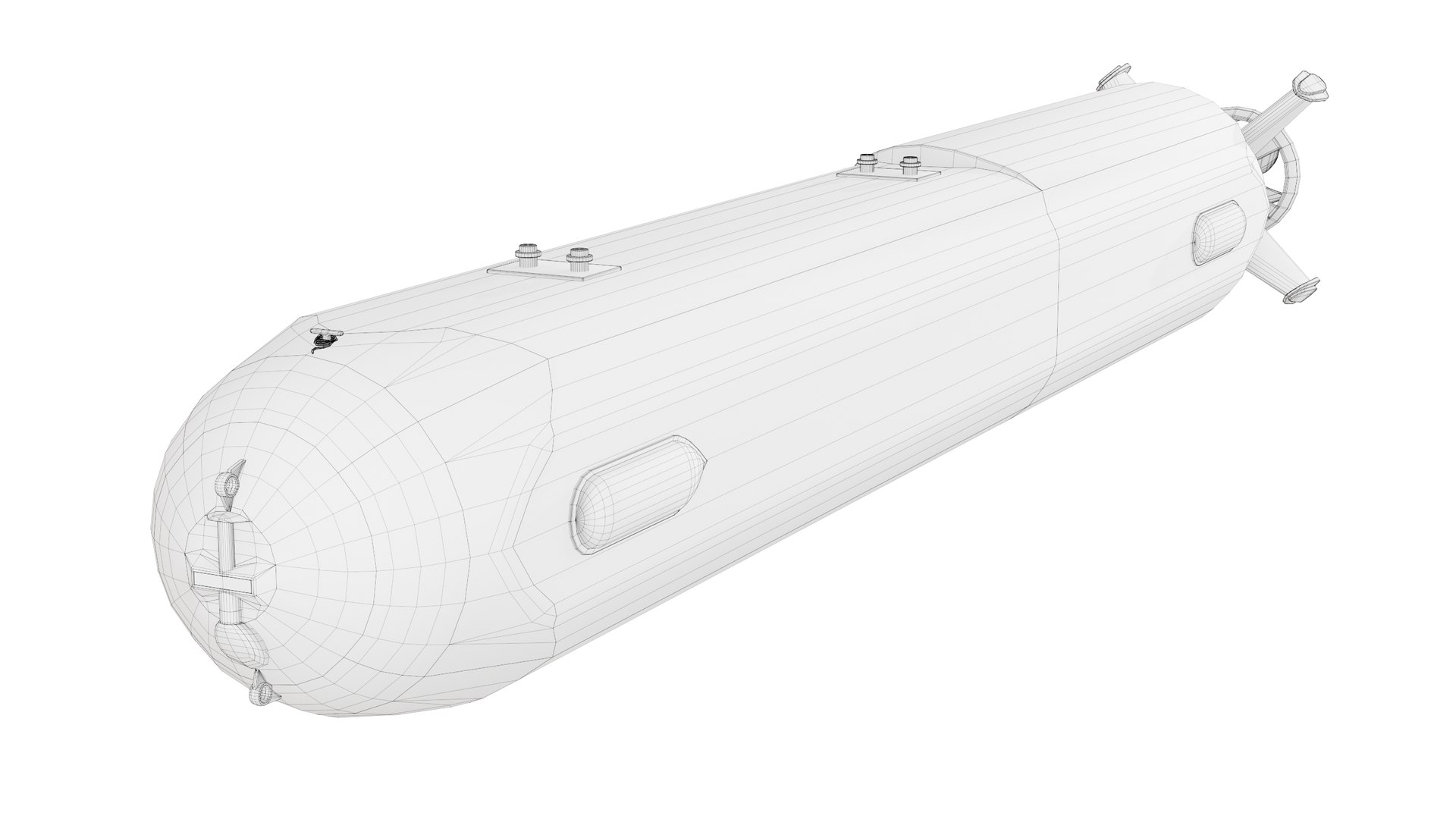 3D Model Boeing HII Orca XLUUV Submersible - TurboSquid 1990058